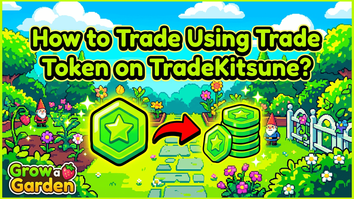 How to Trade Using Trade Token on TradeKitsune? Grow A Garden Guide