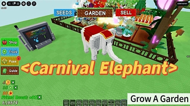 Elephant Value, Traits & Mutations | Grow a Garden Wiki