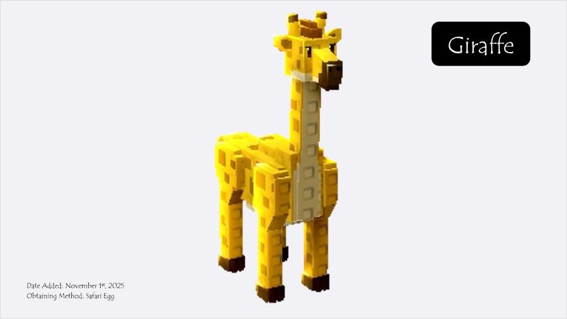How to Get Giraffe in Grow a Garden