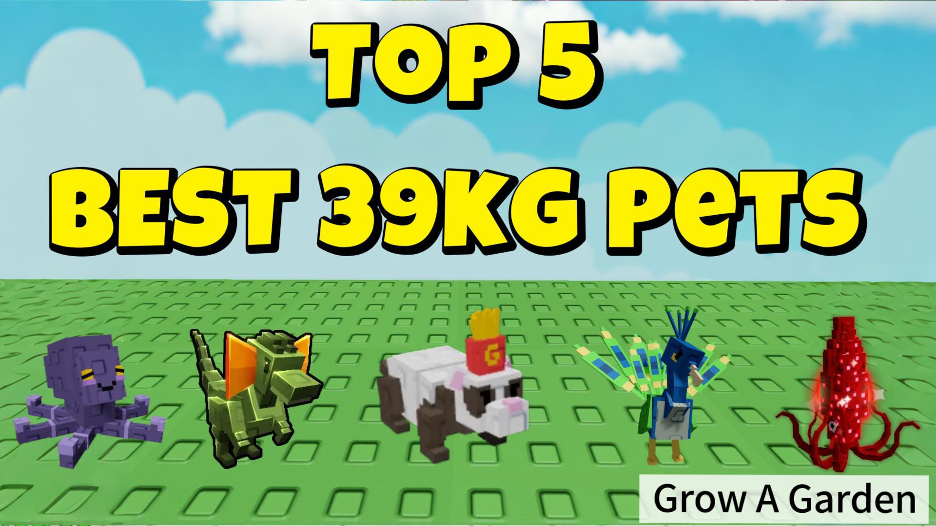 Top 5 BEST 39kg Pets in Grow a Garden
